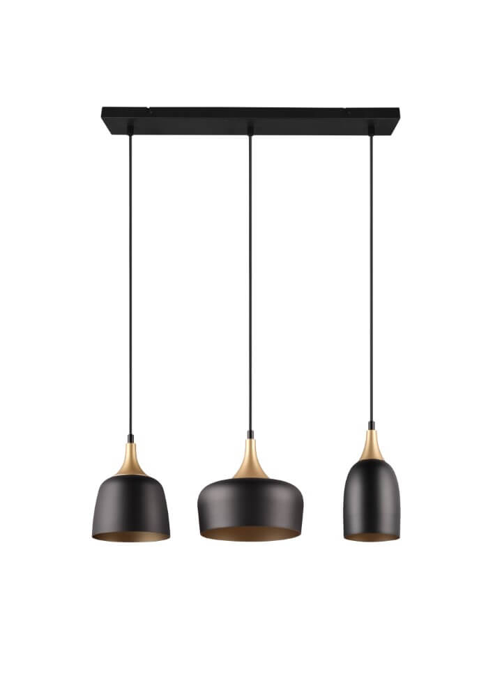 Design-Hängelampe Chiraz schwarz 3-flammig von Trio kaufen | LeuchtenTotal