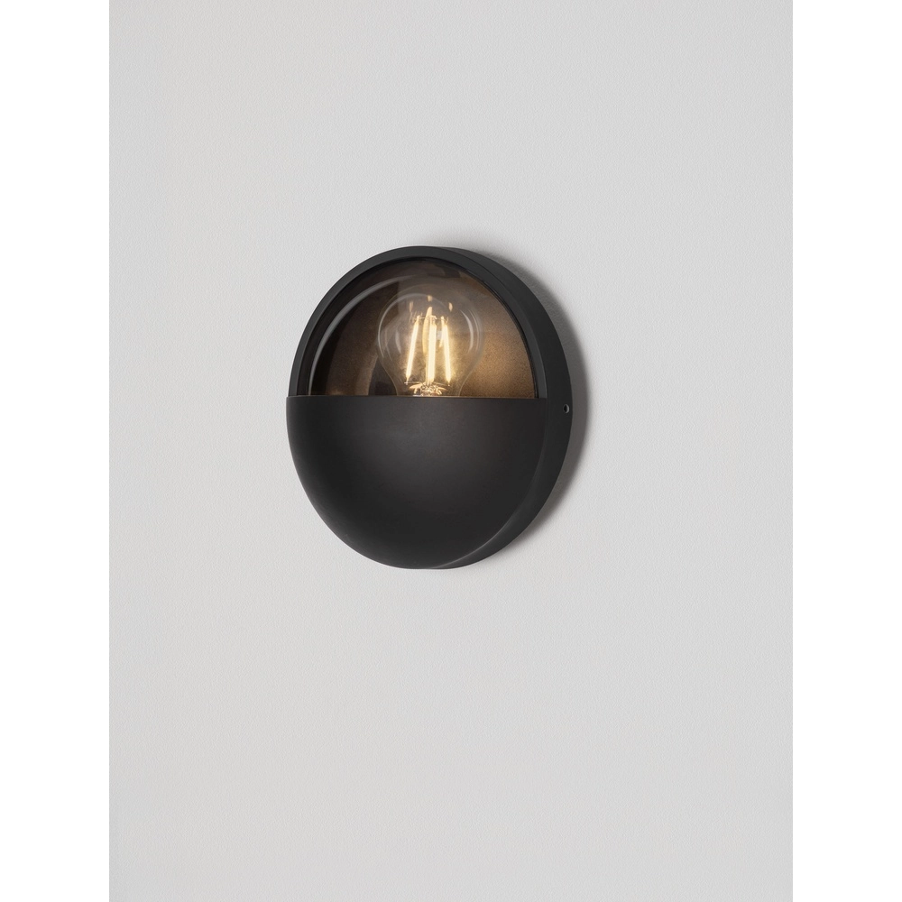 Round design wall lamp Amel anthracite von Lyora kaufen | LeuchtenTotal