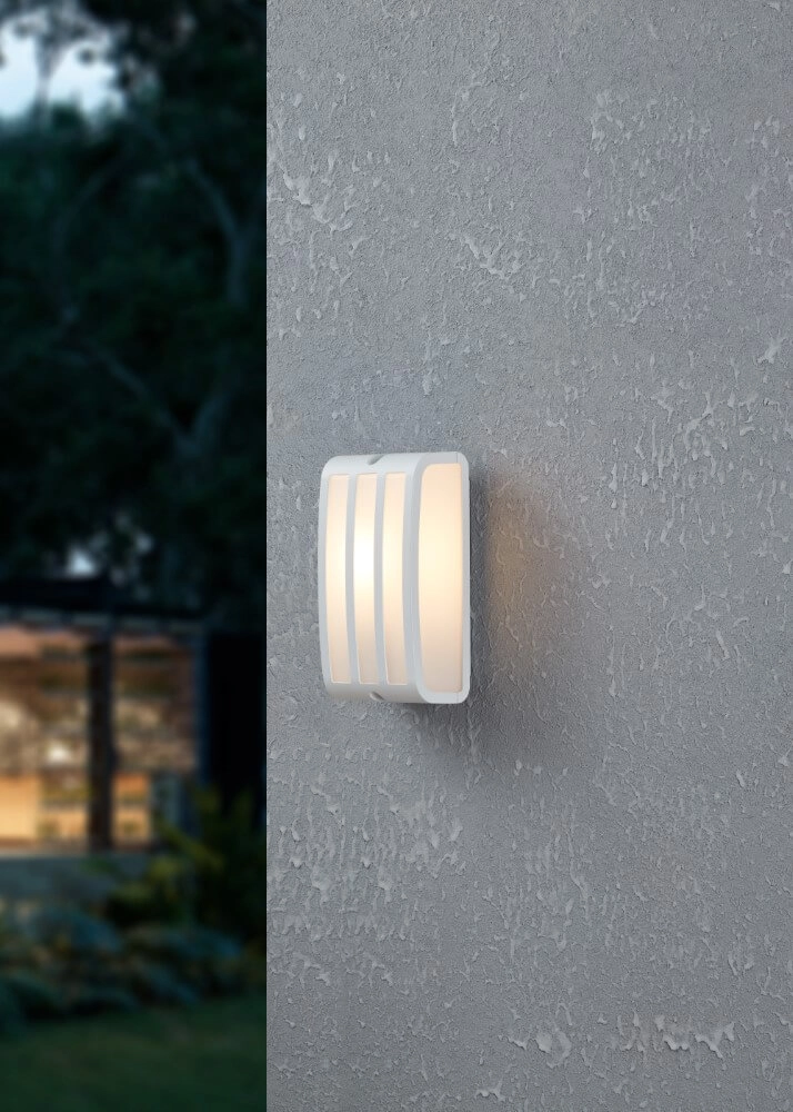 Moderne Außenlampe Camarda weiß - mit LED von Eglo kaufen | LeuchtenTotal