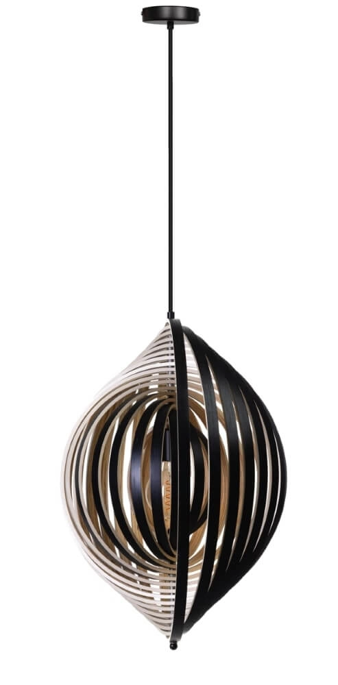 Lampe Schwarz Holz